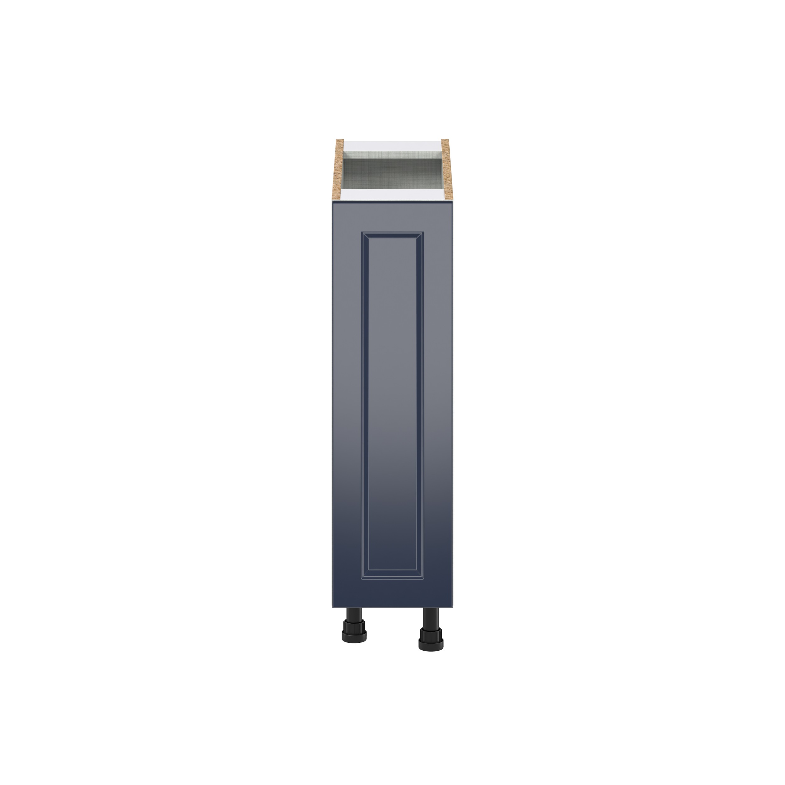 Camellia Painted Midnight Blue Recessed Assembled Full High Door with ...