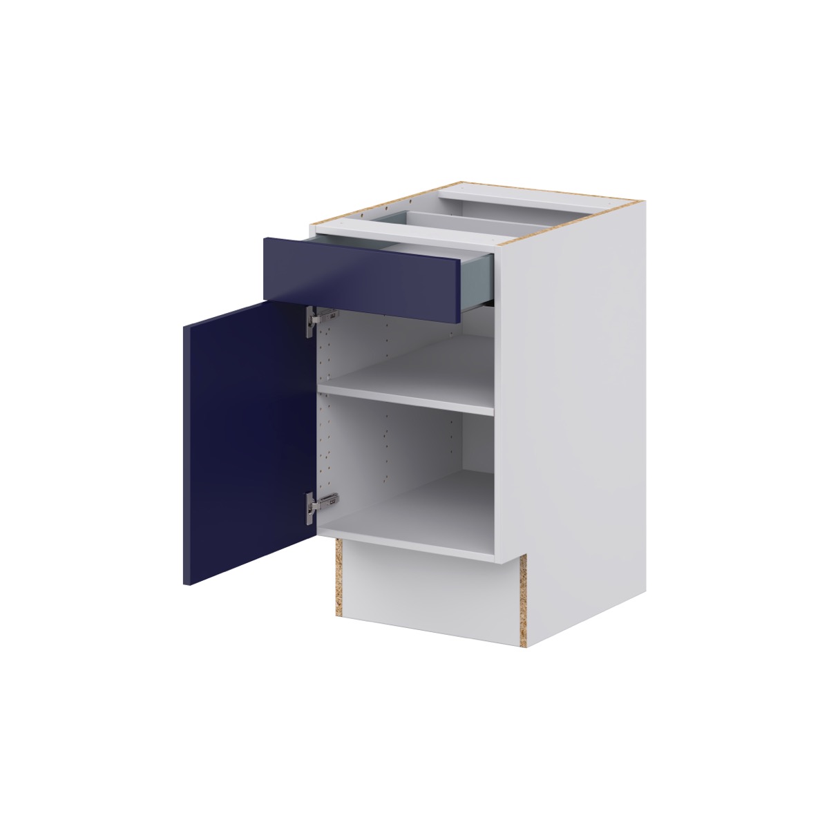 Camellia Painted Midnight Blue Recessed Assembled 24 in. W x 32.5 in. H ...