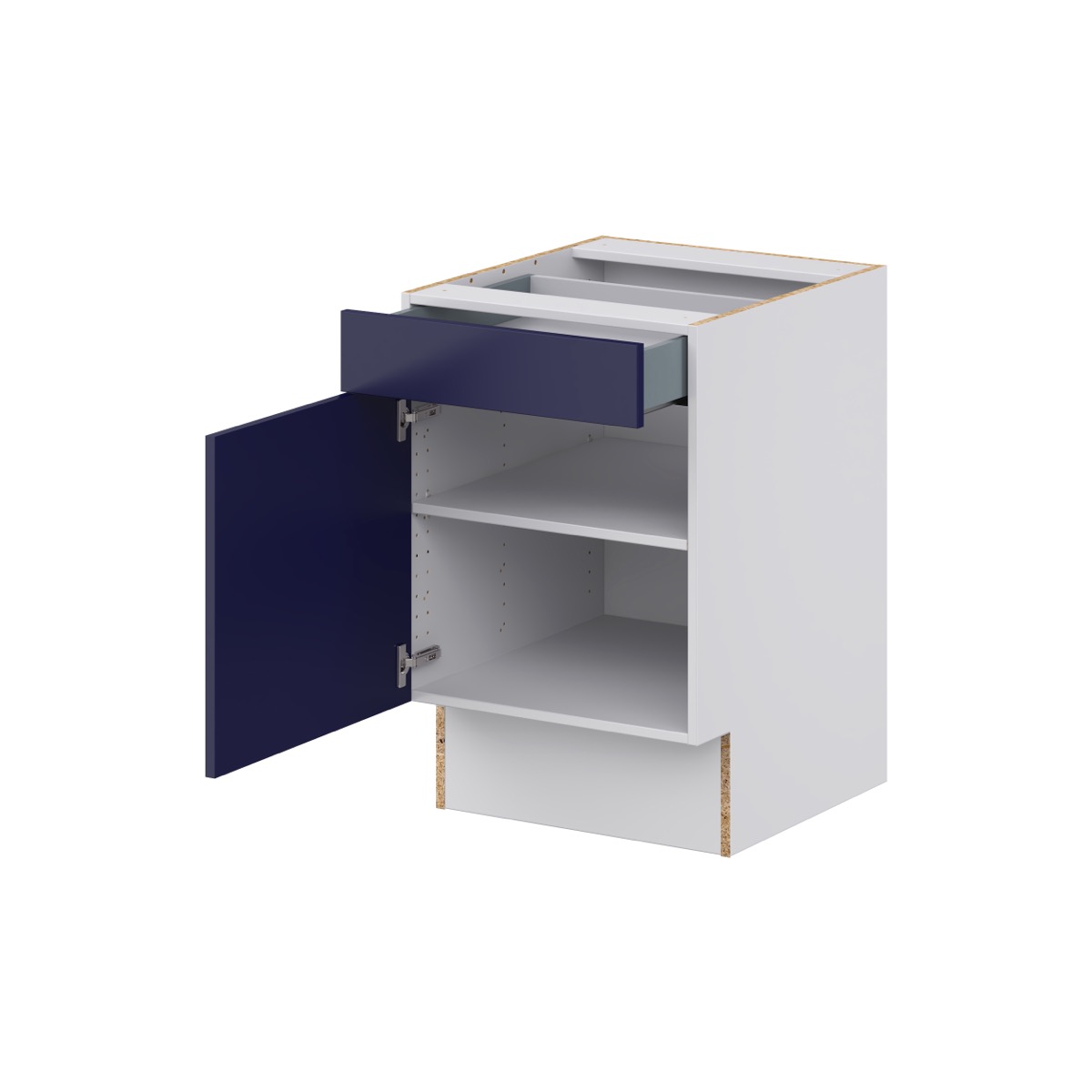 Camellia Painted Midnight Blue Recessed Assembled 24 in. W x 32.5 in. H ...