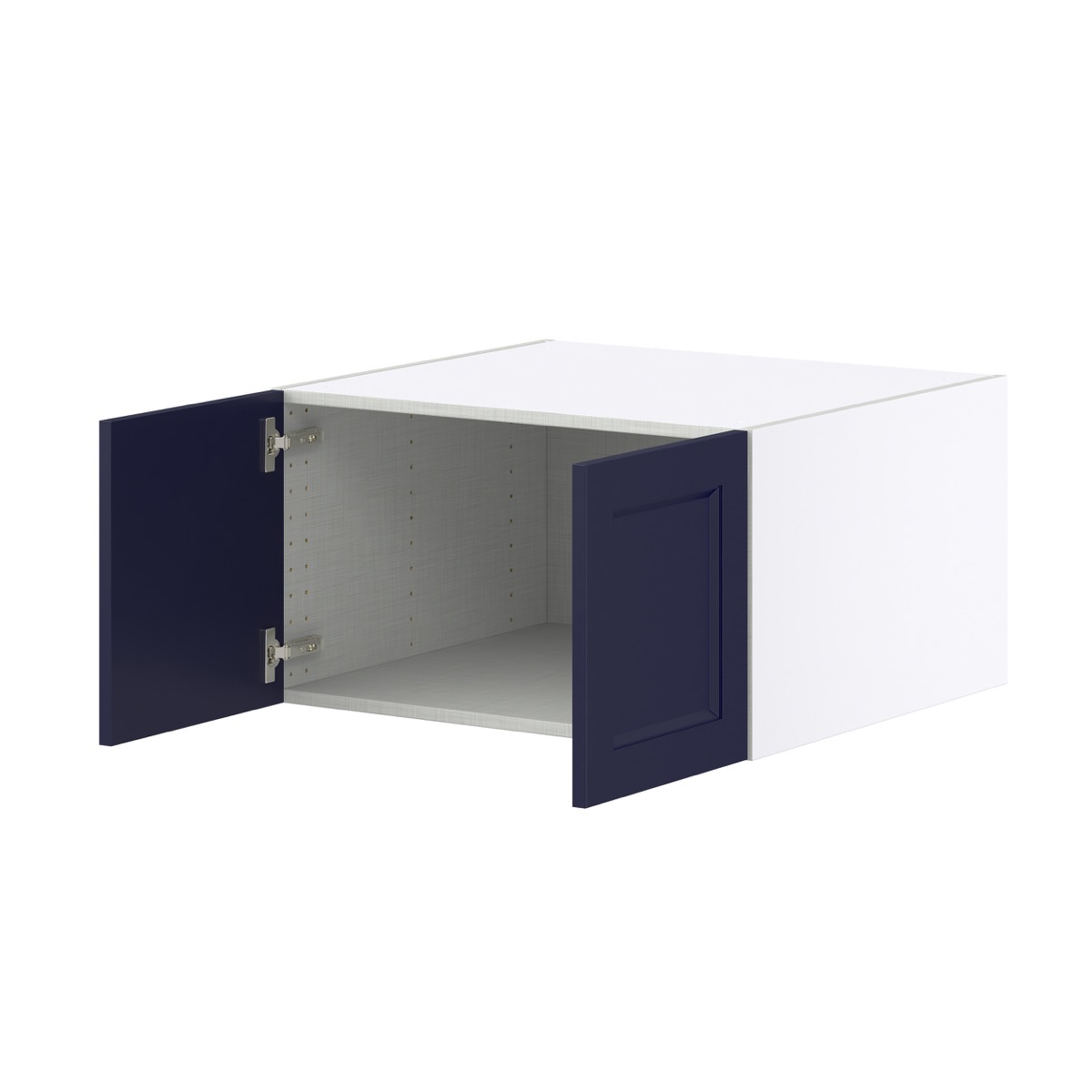 Camellia Painted Midnight Blue Recessed Assembled Deep Wall Bridge ...