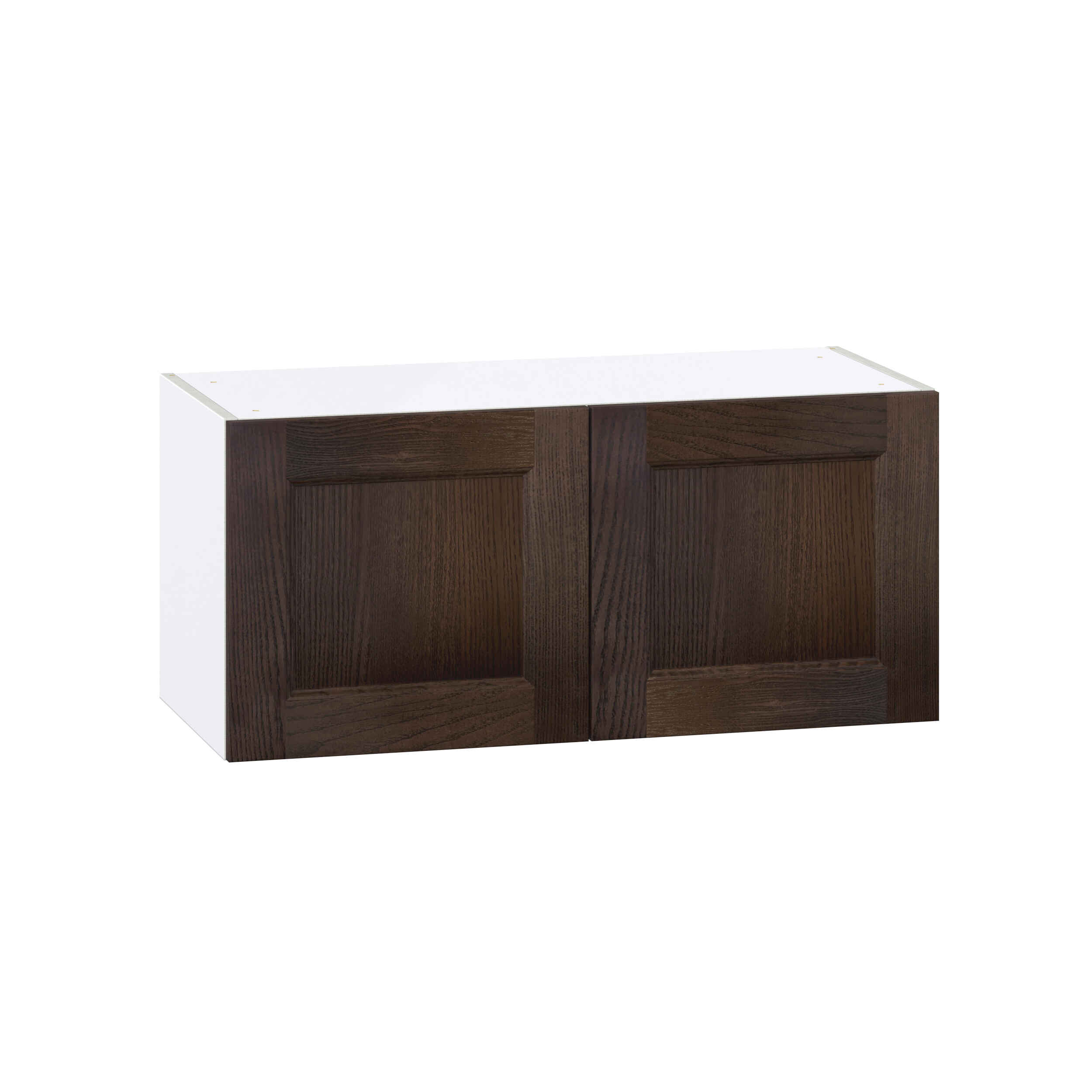Summerina Chestnut Solid Wood Recessed Assembled Wall Bridge Cabinet ...
